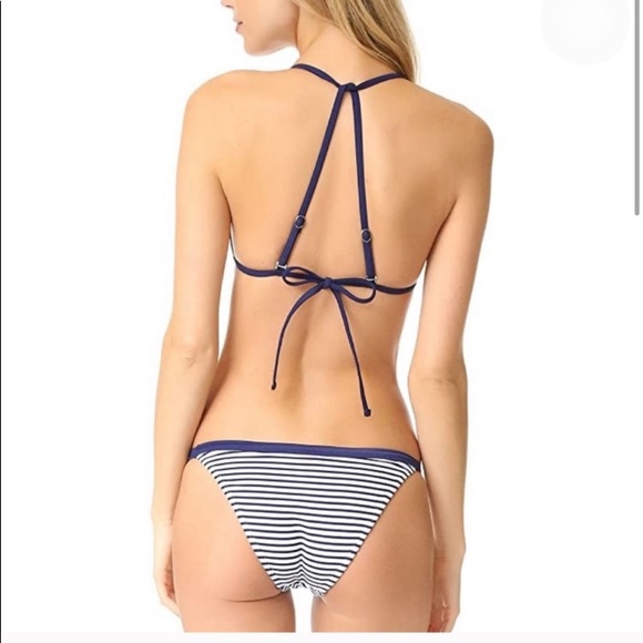 Peixoto | Swim | Peixoto Regatta Strips Triangle String Bikini Set | Poshmark